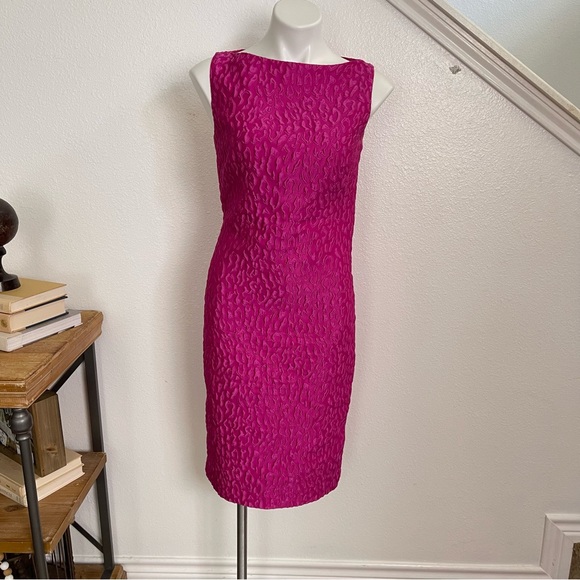 Brandon Maxwell | Dresses | Brandon Maxwell Sleeveless Pink Jacquard ...